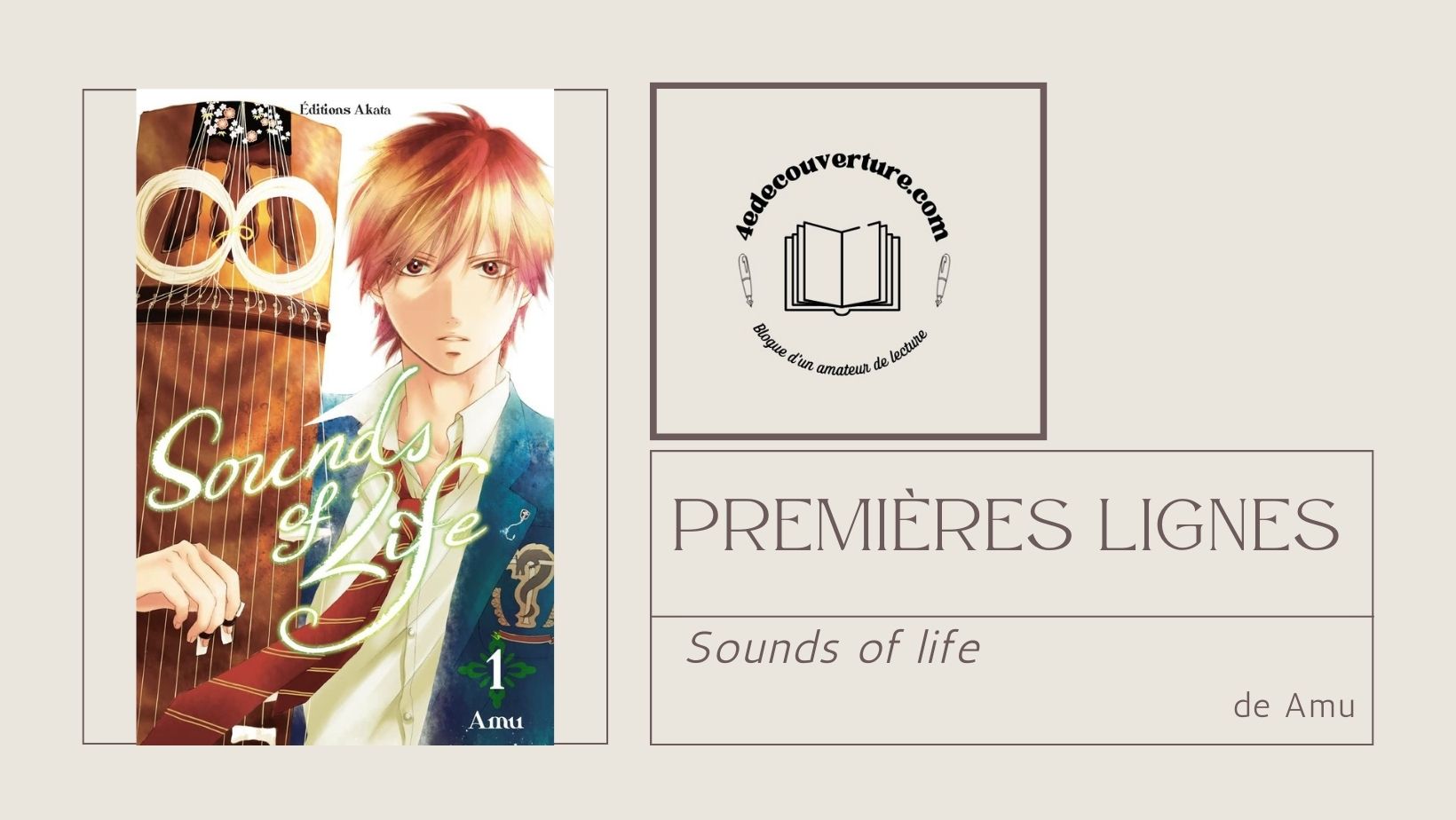 Premières lignes : Sounds of life – 4e de couverture